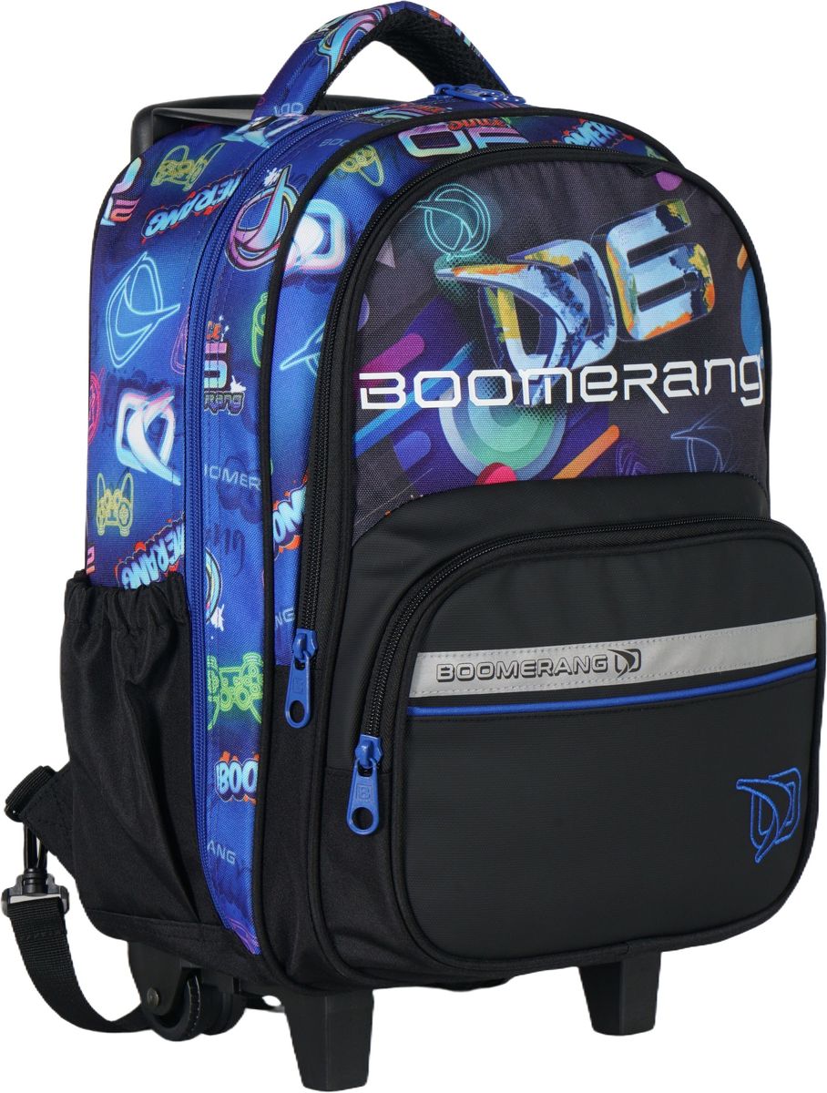 Boomerang Medium Trolley School Bag – Royal Blue | Student School Bag ...